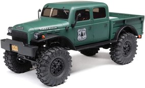 Rc auto axial scx24 dodge power wagon 1940 1:24 4 wd zelený
