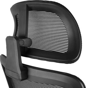 Kancelářská ergonomická židle Neoseat LORELI — černá, nosnost 150 kg