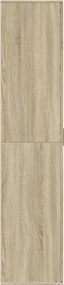 Botník dub sonoma 80 x 39 x 178 cm kompozitní dřevo 3276674