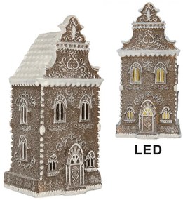 Perníkový LED domek Gingerbread Cotti - 12*11*25 cm