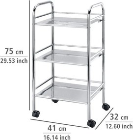 Univerzální vozík na kolečkách EXCLUSIVE - 3patra, WENKO