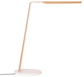 Stolní lampa Swan, více variant - TUNTO Model: přírodní dub, QI bezdrátová technologie