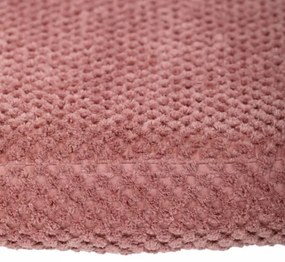 Židle jídelní růžová látka černé kovové nohy CT-W1077 PINK2