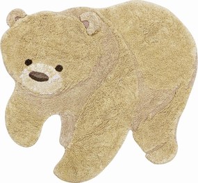 Lorena Canals, Kusový koberec Bear, 120x122, hnědá, dětský pokoj
