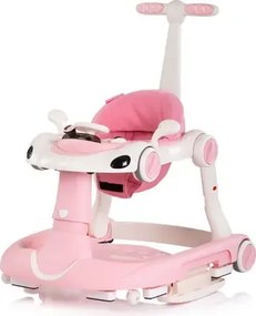 CHIPOLINO Chodítko interaktivní Happy Walker 5v1 Pink / do 12 kg / od