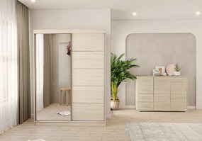 IDZ Komoda FRIDA 2D4S 01, 135 cm Dub Sonoma