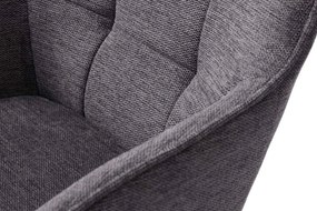 Designová židle Jadwiga II tmavě šedá