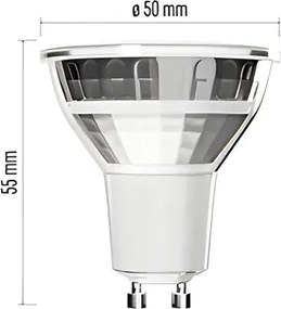 Emos Classic MR16 / LED žárovka / GU10 / 4,2W (náhrada 35W) / 333lm /