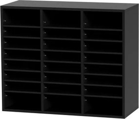 Organizér na dřevěnou literaturu, 24 přihrádek