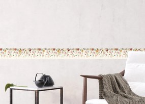 Samolepící bordura na zeď Akvarelové Květy | 5 m x 13.8 cm | DWB8479
