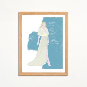 Josefina Bakošová | Sen o svatbě Rám: Bílý, Velikost: 40 x 30 cm