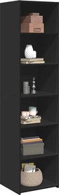 Skříň highboard černá 45 x 41 x 185 cm kompozitní dřevo 3281674