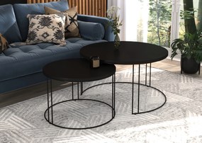 ADRK Furniture Konferenční stolek 2v1 ETTA CT-ETT-B-B