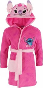 Dívčí coral fleece župan s kapucí Lilo &amp; Stitch - Angel, 98 / 104