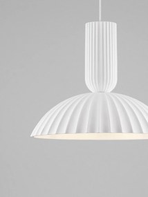 Bílé kamenné závěsné svítidlo ø 50 cm Ammos – Nova Luce
