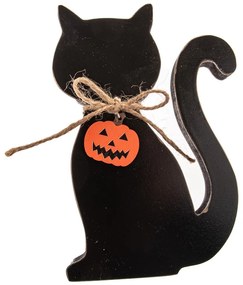 Dřevěná soška (výška 15,5 cm) Happy Halloween – Dakls