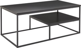 XXXLutz KONFERENČNÍ STOLEK, černá, kov, kompozitní dřevo, 110/60/45 cm MID.YOU - Konferenční stolky - 002798019803