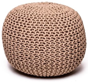 Pískově hnědý sedací puf Bonami Essentials Jagger