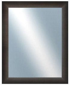 DANTIK - Zarámované zrcadlo - rozměr s rámem cca 40x50 cm z lišty LEDVINKA tmavě hnědá (1442)
