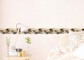 Samolepící bordura na zeď Hnědý Magický Kouř | 5 m x 13.8 cm | DWB8243