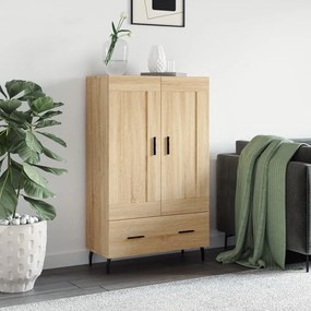 vidaXL Skříň highboard 69,5 x 31 x 115 cm kompozitní dřevo [830344] Barva: Betonová šedá