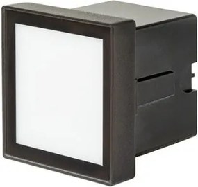 RED R12530 DEJAVU SQ 9 zápustná černá 230V LED 3.5W IP65 3000K - RED - DESIGN RENDL