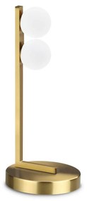Ideal Lux Designová stolní LED lampa PING PONG Barva: Mosaz