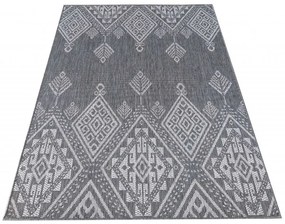Kusový koberec sysalový oboustranný ZARA 13 Šedý Rozměr: 120x170 cm