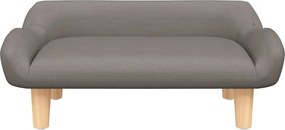 Dětská pohovka taupe 70 x 40 x 24 cm textil 3196347