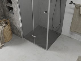 Mexen Lima sprchový kout 80x80cm, 6mm sklo, chromový profil-šedé sklo, 856-080-080-01-40