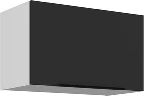 ARIA bc | horní skříňka 60 GU-36 1F výklopná | 60 cm | ANTI FINGERPRINT povrch | bílá/černá