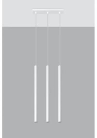Sollux SL.0466 - Lustr na lanku PASTELO 3xG9/8W/230V bílá