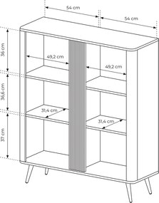VERIS d | komoda 2D | 113,2 cm | dub dunin