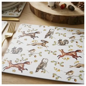 Korková prostírání v sadě 4 ks 21x29 cm Forest Fable – Cooksmart ®