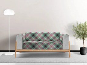 Ervi gobelínový  přehoz na sedačku/postel - Tradiční zelený tartan