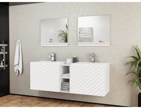 Koupelnová sestava Najrip VI, Sifon k umyvadlu: ne, Barva dřeva: bílá
