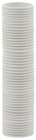 OnaDnes -20% Bílá keramická váza Kave Home Sibone 40 cm