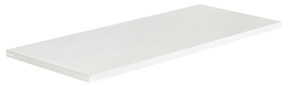 Kovová police pro spisovéskříň, 900 x 20 x 360 mm, bílá