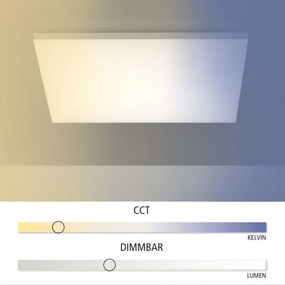 Leuchten Direkt 15552-16-LED Stmívatelné stropní svítidlo CANVAS LED/40W/230V+DO