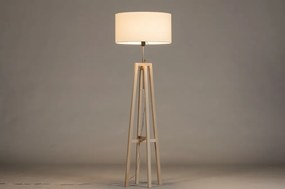 Stojací designová lampa Paola Bianco Maison and Natur Wood