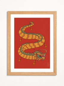 Bao Quyen | Dragon Dance Rám: Černý, Velikost: 60 x 40 cm