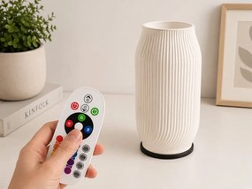 Verk Group Stolní lampy s vázou na květiny, dekorativní 2 v 1, led rgb, s dálkovým ovládáním