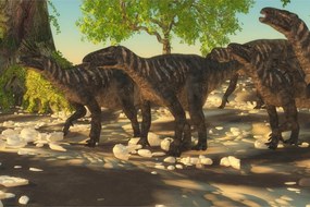 Fototapeta Dinosauři A Příroda Hladký vinyl 460x300