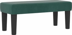 Postel s boxspringem s čelo Tmavě zelená 200 x 100 cm samet 3344429