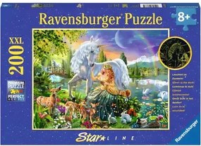 RAVENSBURGER Svítící puzzle Magická krása XXL / 200 dílků / 49 x 36 cm