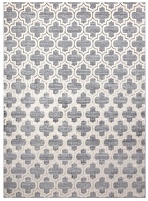 Dywany Łuszczów Kusový koberec Core W6764 Trellis grey/cream Rozměry koberců: 160x220