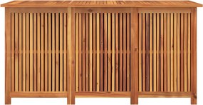 Zahradní úložný box 150 x 80 x 75 cm masivní akáciové dřevo 319707