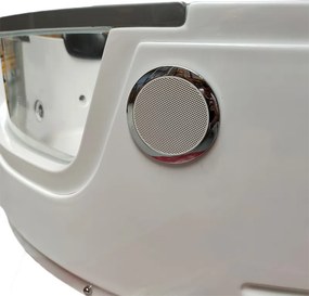 BPS-koupelny Hydromasážní vířivá vana Orino 632 135x135 s ohřevem vody