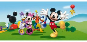 Dětská fototapeta Mickey Mouse a kamarádi, 202 x 90 cm