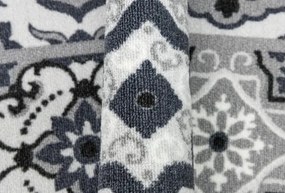 Protiskluzový běhoun Patchwork - šedý
